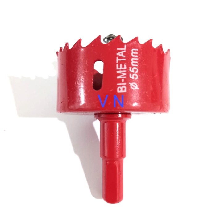Jual Hole Saw Mata Bor 55 mm/ Alat Pembolong Kayu/Triplek/Plastik PVC ...