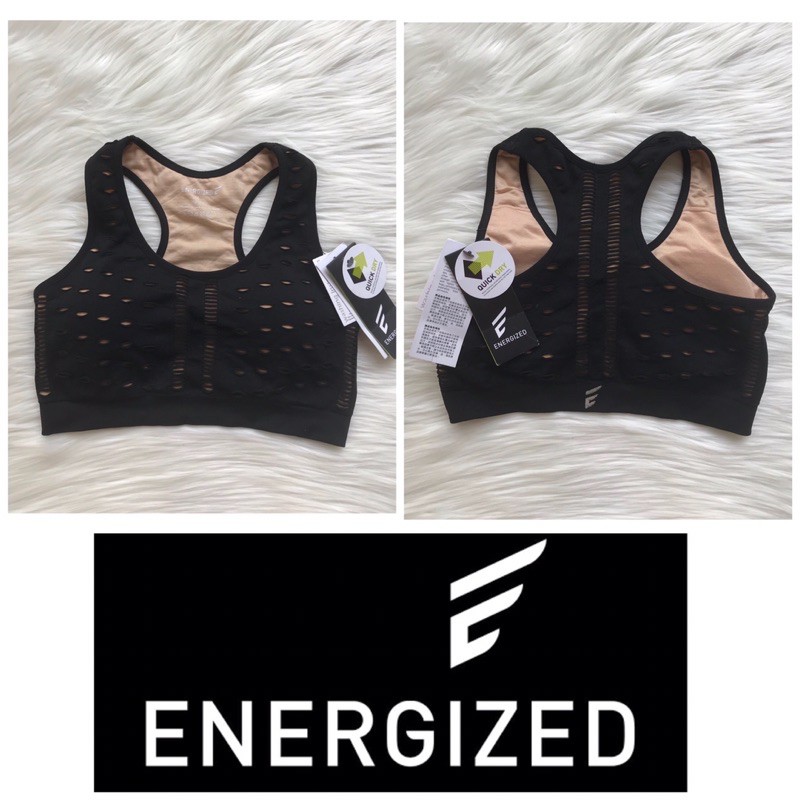 Jual energized sport bra original branded big sale quick dry system ...