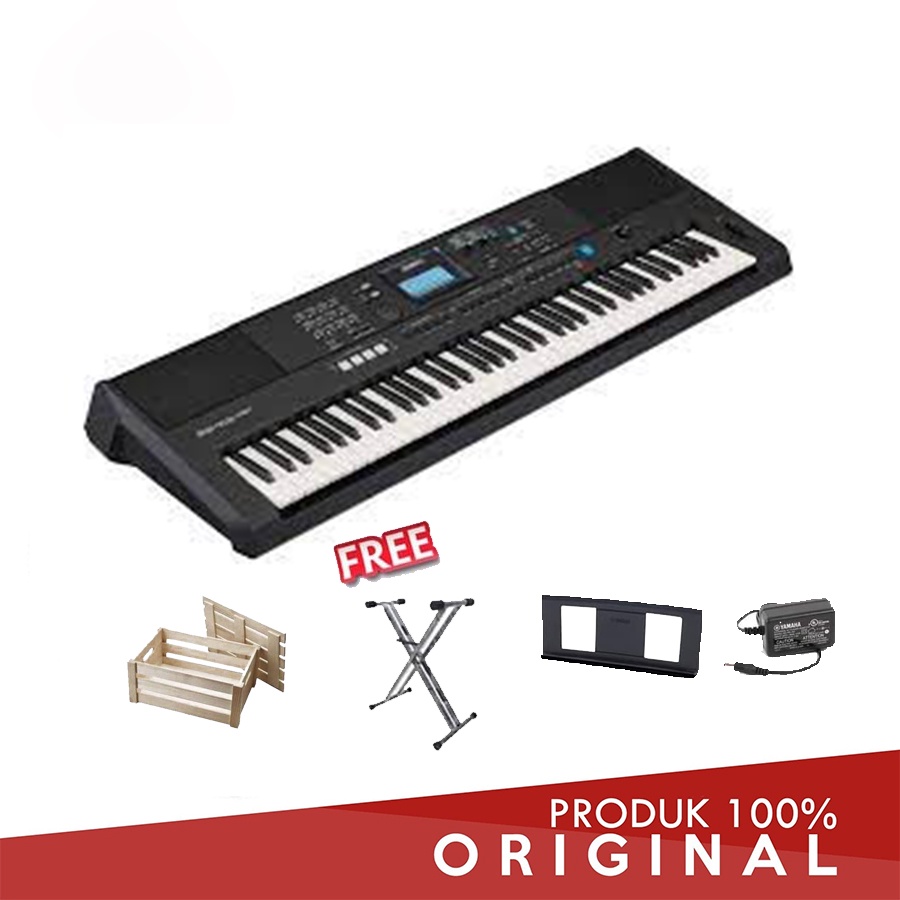 Jual Yamaha PSR EW425/EW 425/ EW-425 Portable Keyboard SET + STAND ...