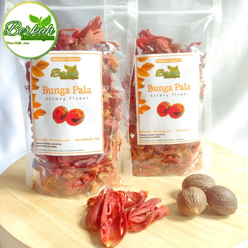 Jual Bunga Pala / Nutmeg Flower 50g / Rempah | Shopee Indonesia