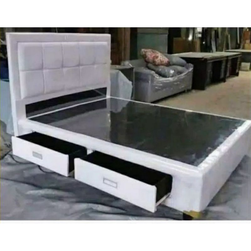 Jual dipan divan difan ranjang laci+sandaran kasur tempat tidur ...