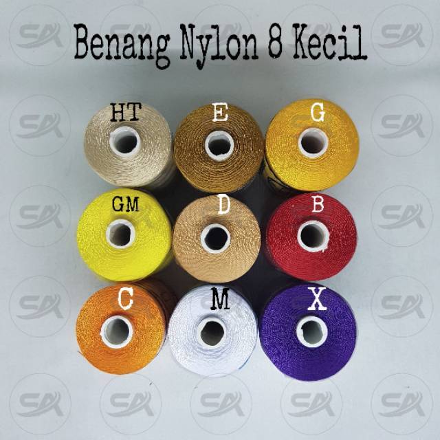 Jual [ECER] BENANG NYLON NO 8 KECIL / NILON 8 CAP PENITI (CONS ...