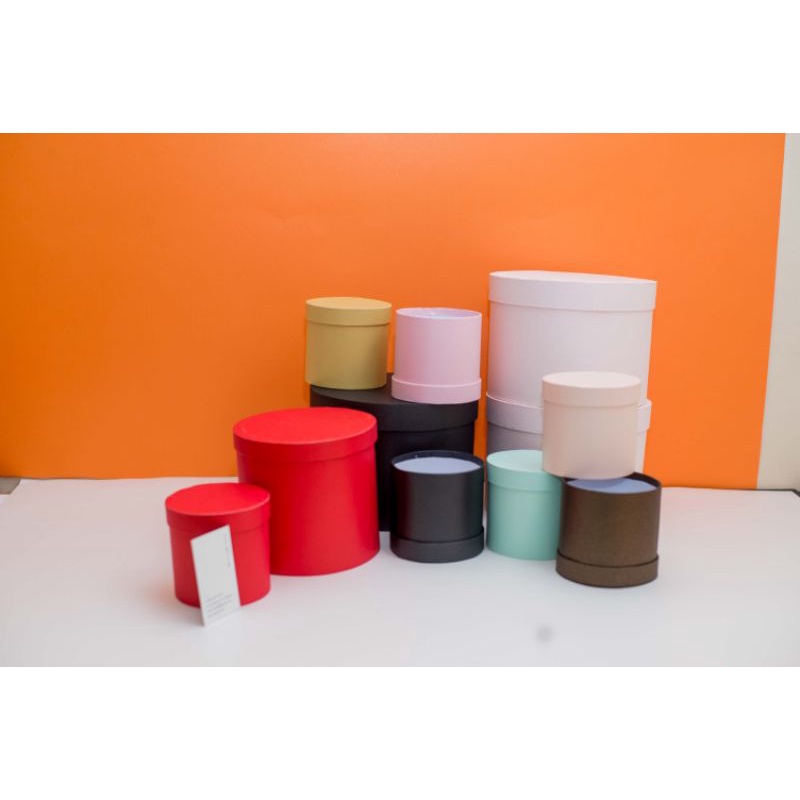 Jual Bloom box Kotak Bulat Hardbox Diameter 10cm | Shopee Indonesia