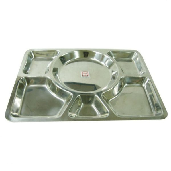 Jual Ready Maspion Food Tray 6 cups atau Piring Makan Sekat Stainless ...