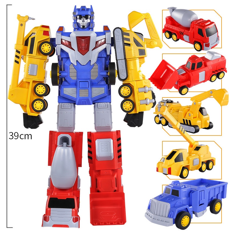 Jual JUMBO DIY 5IN1 ALAT BERAT / ADA SUARA ROBOT / MAINAN ANAK BIG ...