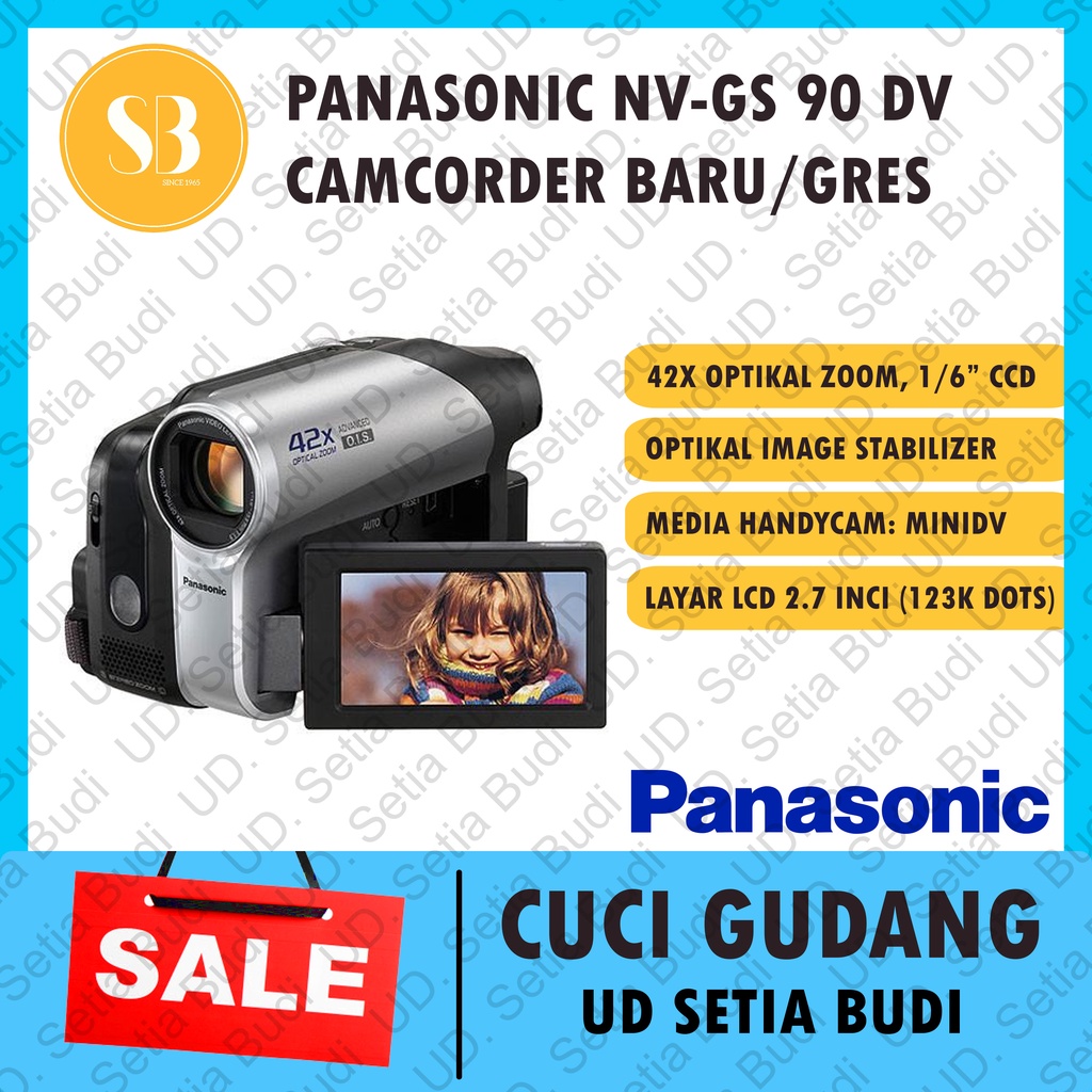 Jual Handycam Panasonic NV-GS90 Camcorder Baru Murah | Shopee Indonesia