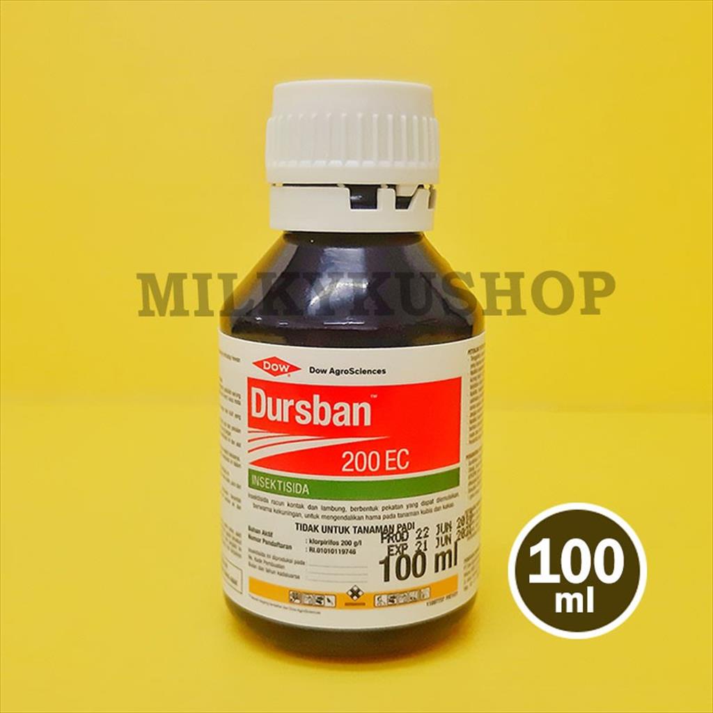 Jual DURSBAN 200EC INSEKTISIDA SERANGGA KEMASAN 100ML | Shopee Indonesia