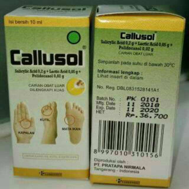 Jual Callusol 10ml | Shopee Indonesia