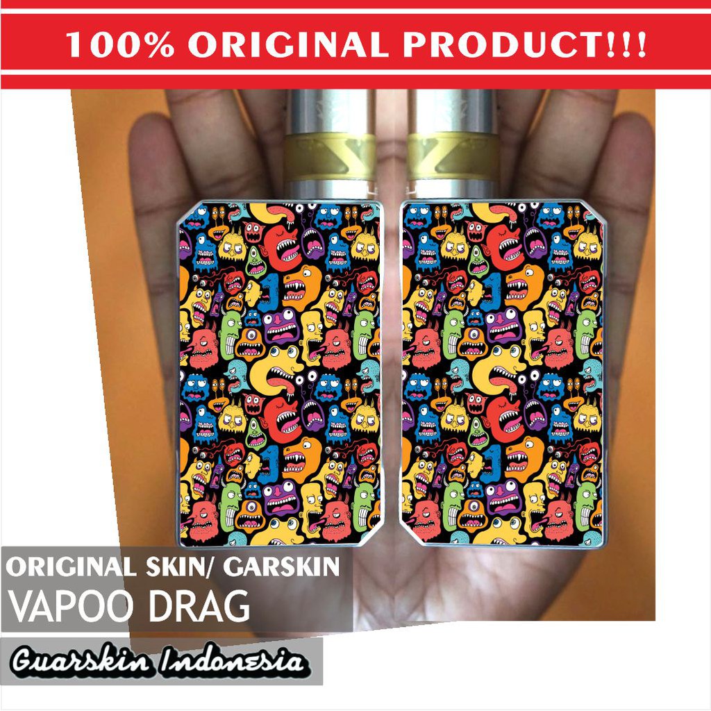 Jual Original! Skin / Garskin Mod Vape Voopoo Drag - Doodle Art ...