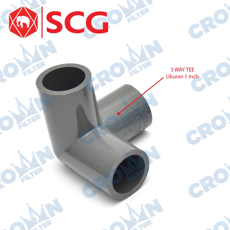 Jual [SCG] 3 Way TEE / T Siku 3 ukuran 1 Inch | Shopee Indonesia