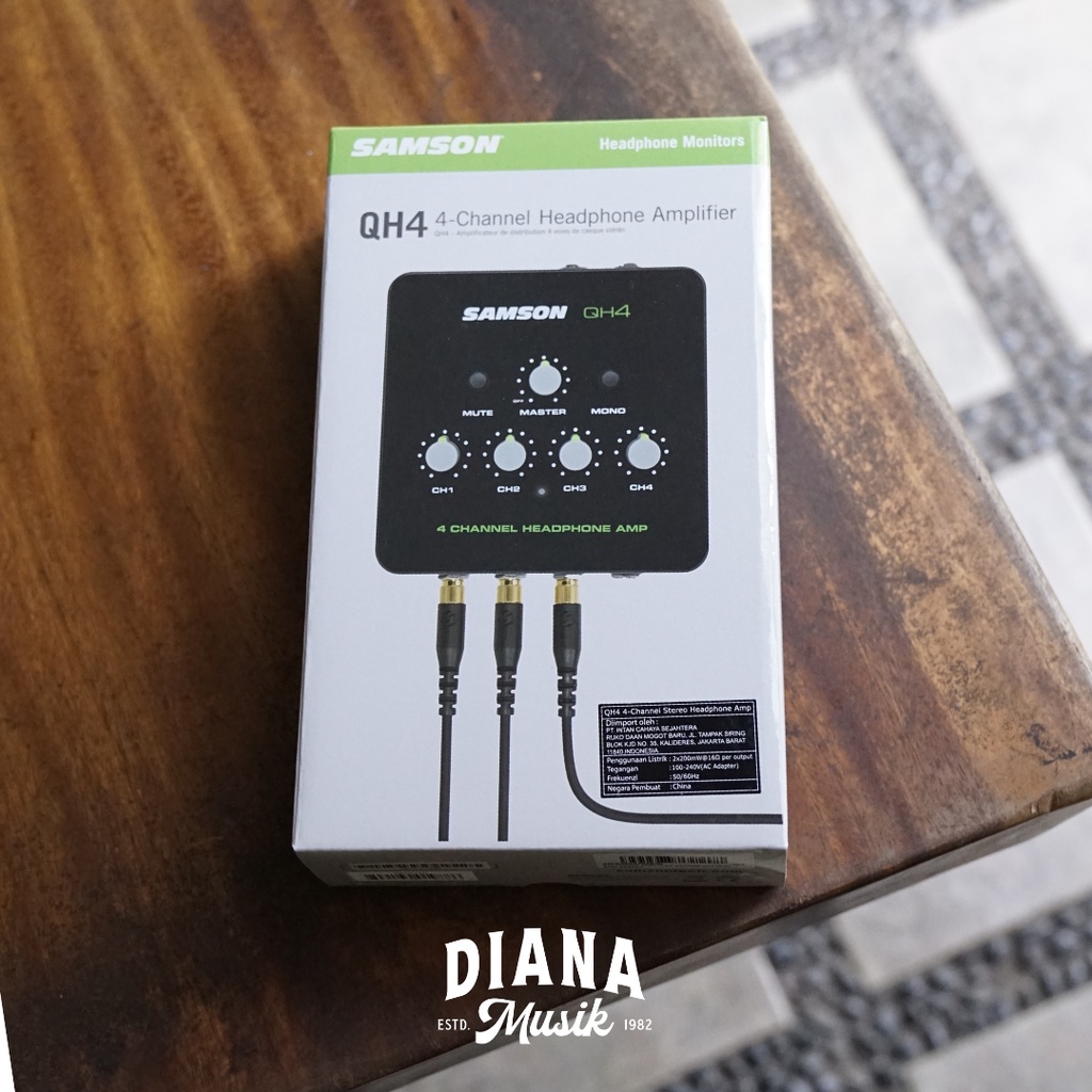 Jual Headphone Amplifier Samson QH 4 | Shopee Indonesia