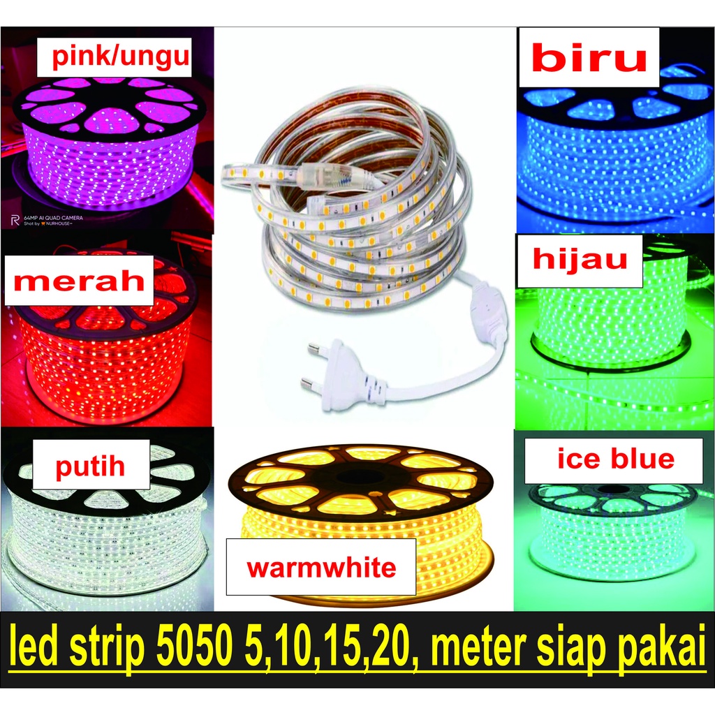 Jual LAMPU LED STRIP SELANG Lampu Hias plavon berbagai ukuran SIAP ...