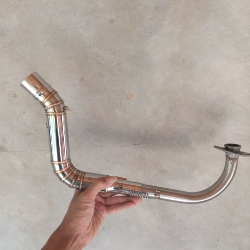 Jual Header pipa 28 mm leher knalpot racing matic inlet 38mm scoopy fi ...