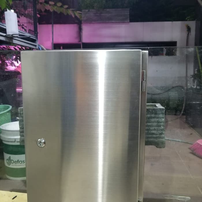 Jual box panel stainless steel 40x60x22 plat1.5mm Hl indoor | Shopee ...