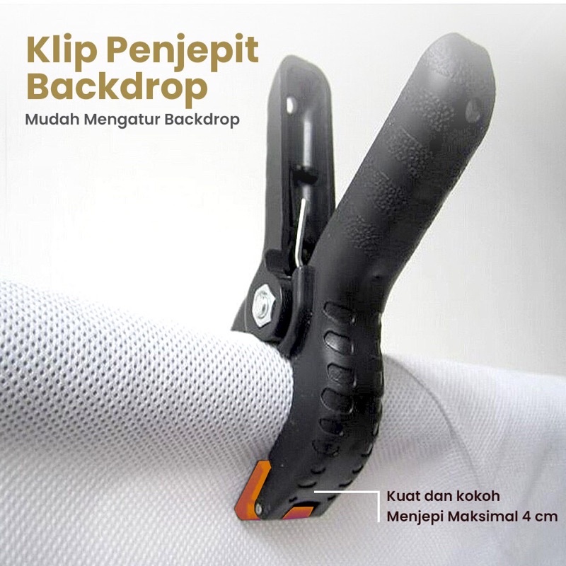 Jual KLIP PENJEPIT BACKGROUND BACKDROP FOTO STUDIO / PENJEPIT KAIN PREMIUM | Shopee Indonesia