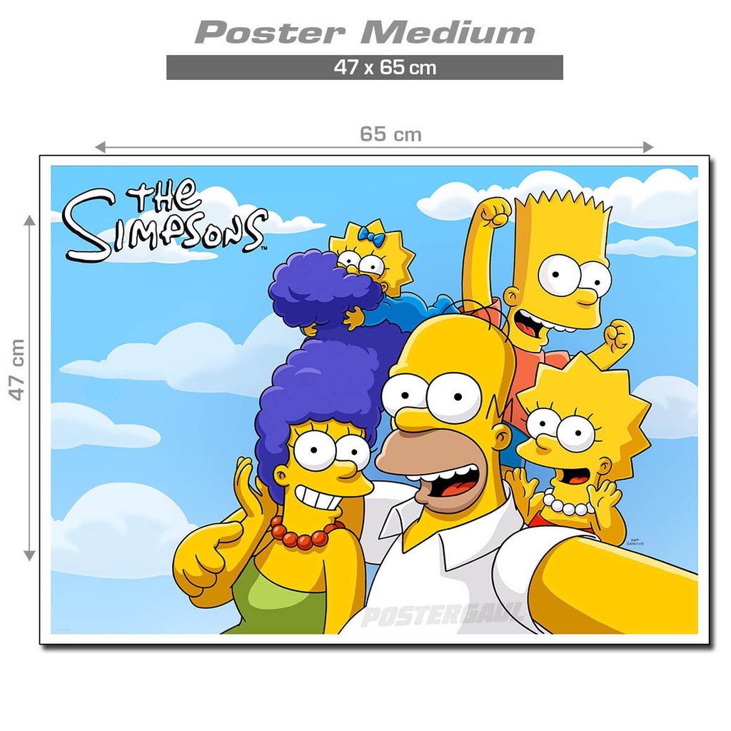 Jual Poster Medium THE SIMPSONS : FAMILY SELFIE #FJP108 - ukuran 47 x ...