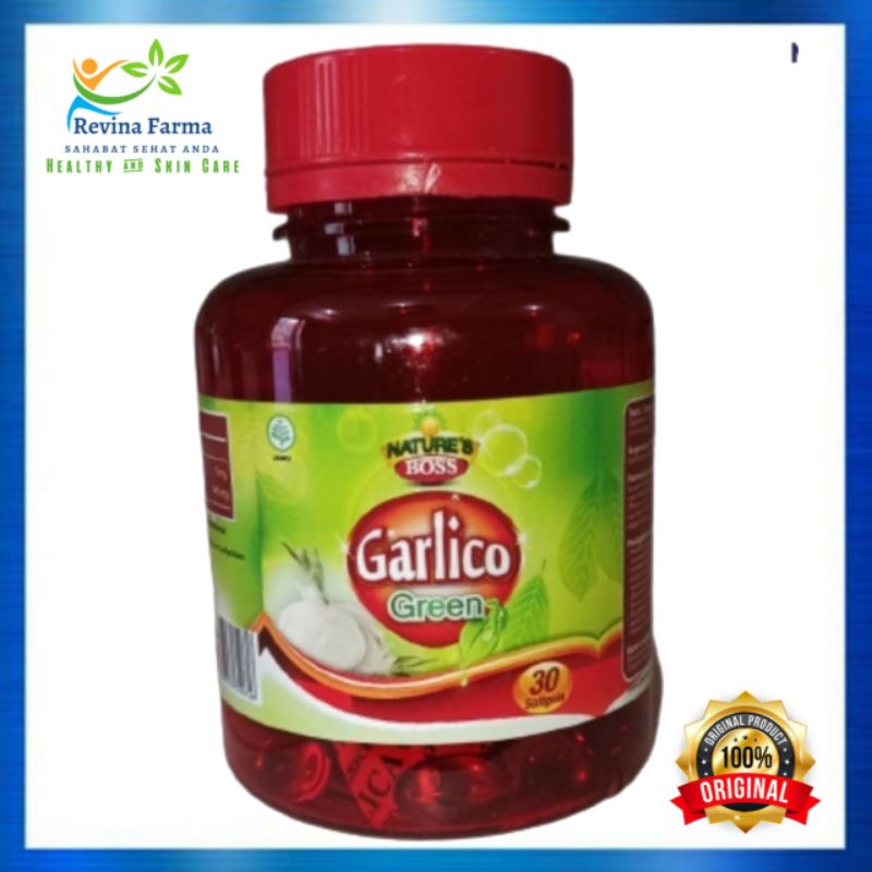 Jual Nature's Boss Garlico Green Minyak Bawang Putih isi 30 Softgel ...