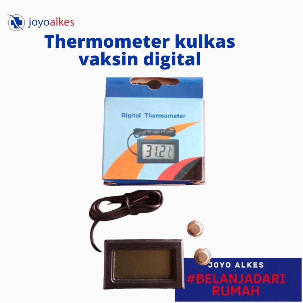 Jual Thermometer termometer kulkas vaksin digital / jarum | Shopee ...