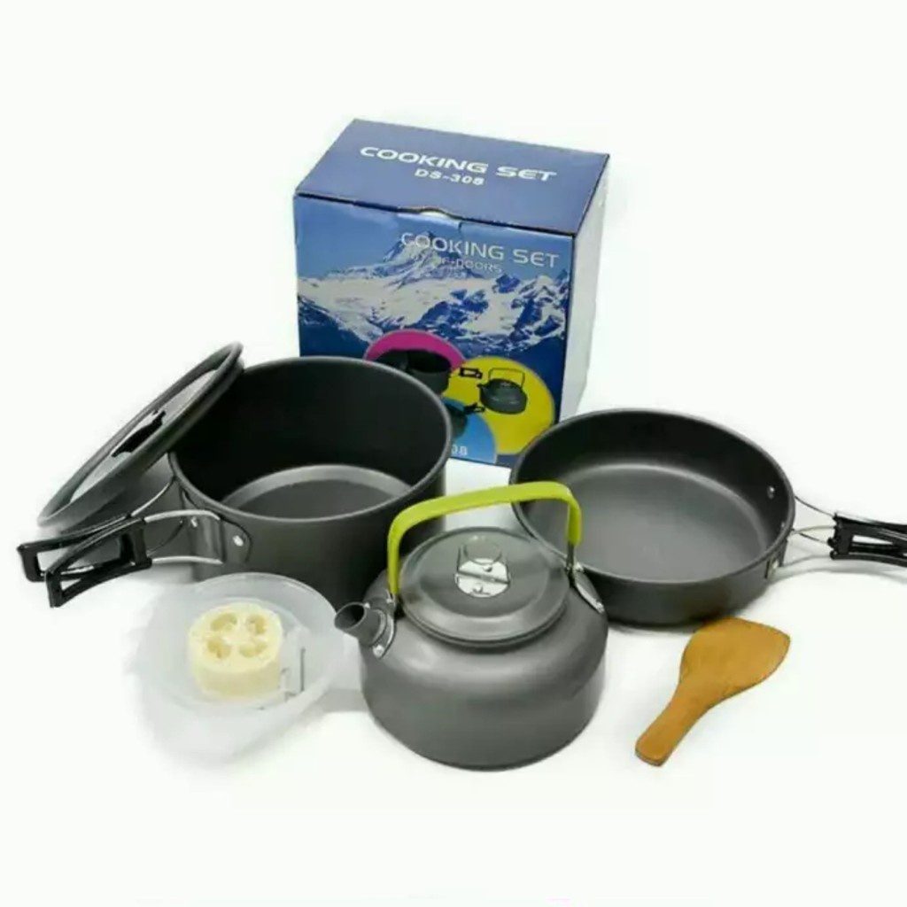 Jual Cooking set ds 308 - cooking set camping - cooking set outdoor ...