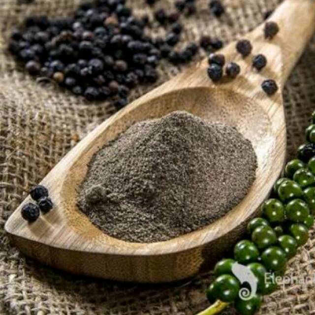 Jual Bubuk lada merica hitam 25 gram black pepper halus | Shopee Indonesia