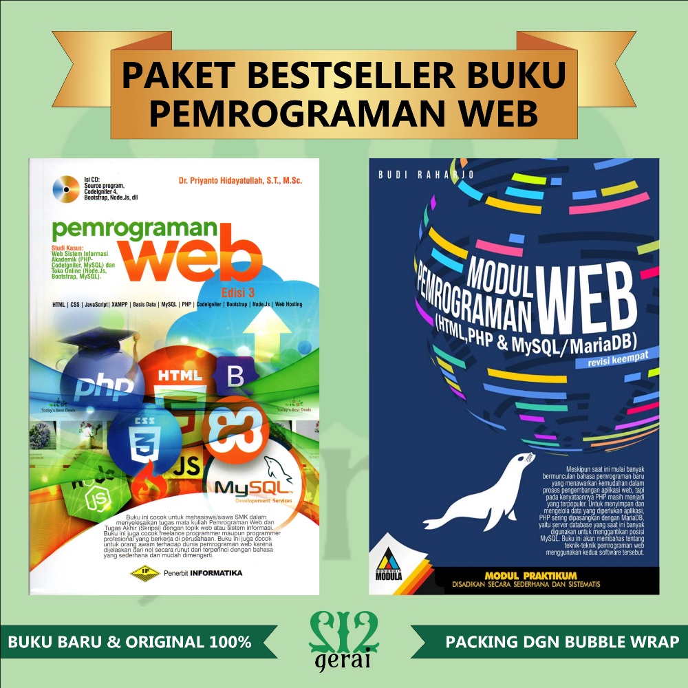 Jual PAKET BUKU PEMROGRAMAN WEB | Shopee Indonesia