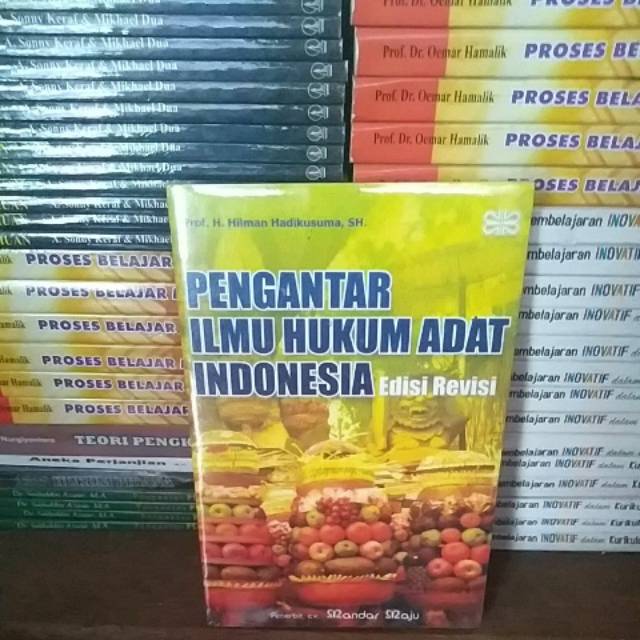 Jual Pengantar ilmu hukum adat Indonesia edisi revisi | Shopee Indonesia