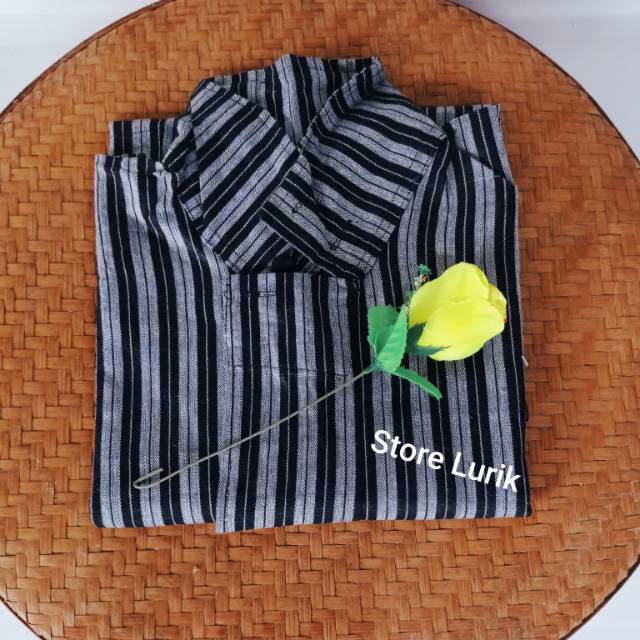 Jual Baju Lurik / Surjan Lurik /Batik Pria / Baju Adat Jawa / Pakaian ...
