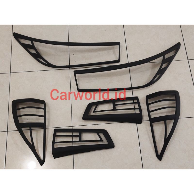 Jual Paket Garnis Lampu All New Innova Reborn 2016 - 2023 Hitam Depan Belakang | Shopee Indonesia