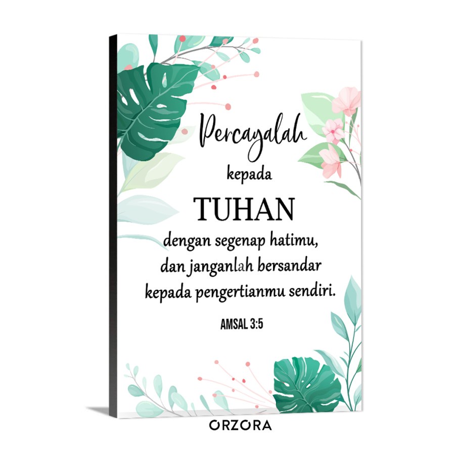 Jual Poster Kristen / Dekorasi Dinding / Pajangan Dinding Rohani ...