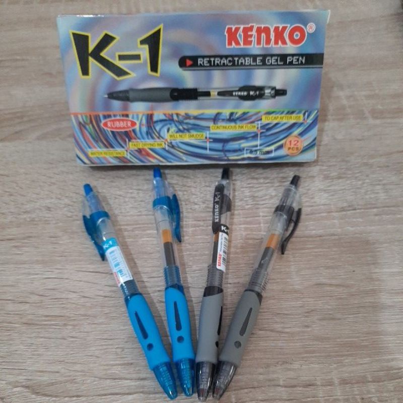 Jual (PAK) Pulpen Kenko K-1 Retractable Gel Pen 0.5mm | Shopee Indonesia