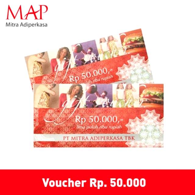 Jual Voucher MAP 50k | Shopee Indonesia