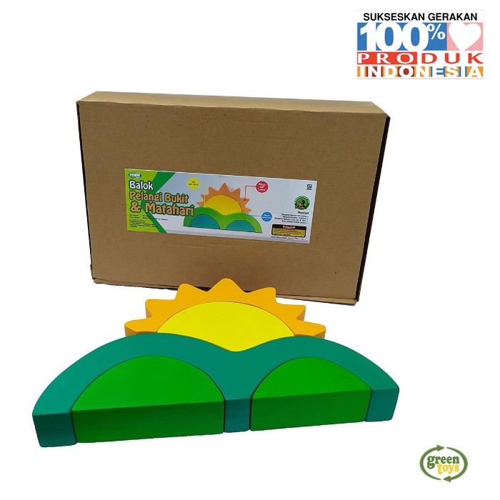 Jual Mainan Bayi PAUD TK | Balok Matahari | 1 - 4 Tahun | Shopee Indonesia