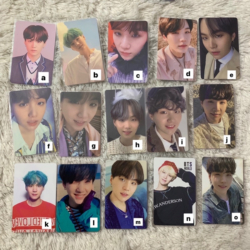 Jual PC PHOTOCARD BTS MIN YOONGI SUGA MOTS 7 YNWA BE ESS ESSENTIAL LYS ...