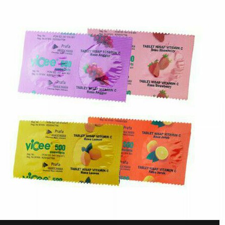 Jual Vicee strip isi 2 tablet Vitamin C 500mg | Shopee Indonesia