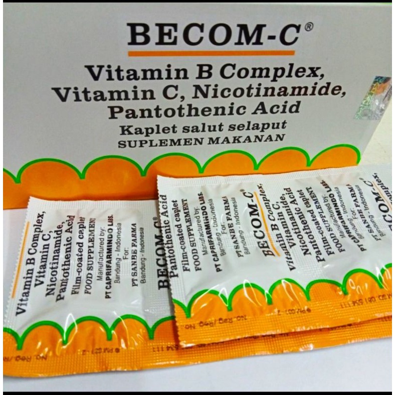 Jual Comvit D 1000iu Vitamin D3 / Becom C / Hevit C1000 / Bionicom C500 ...
