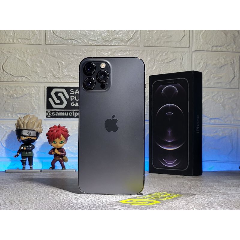 Jual Apple iPhone 12 Pro Max Graphite 512gb Fullset | Shopee Indonesia
