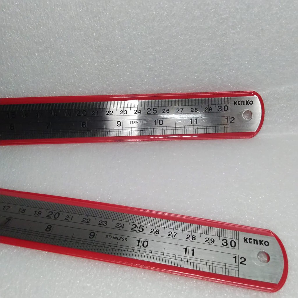 Jual Penggaris Besi KENKO STAINLESS STEEL RULER 15 CM / 20 CM / 30 CM ORIGINAL KENKO | Shopee ...