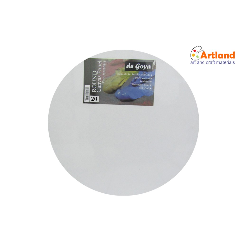Jual De Goya Round Canvas Panel Dia 20cm | Shopee Indonesia