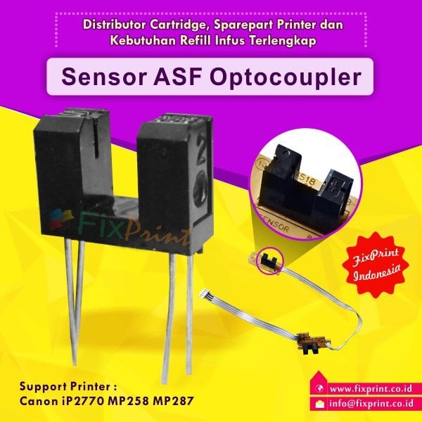 Jual Optocoupler PE Sensor ASF Printer Canon iP2770 MP258 MP287 New ...