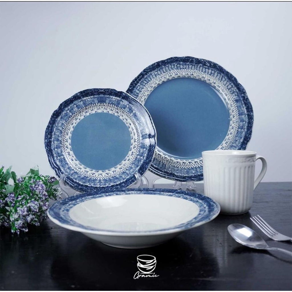 Jual Set Piring Keramik / Piring Cantik / Hampers Piring / Dinner Set ...