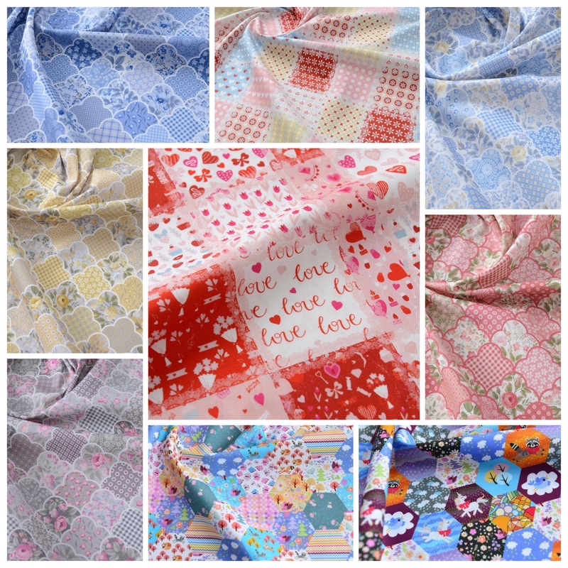 Jual Kain Katun Patchwork/Pure Cotton Fabric Craft Handmade DIY ...