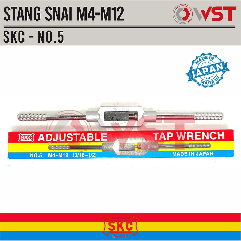 Jual SKC Stang Hand Tap M4-M12 No 5 / Gagang Hand Tap | Shopee Indonesia