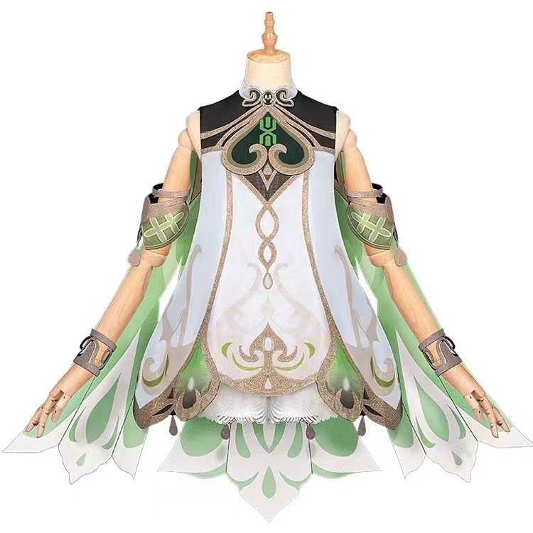 Jual Genshin Impact Nahida Cosplay Costume Genshin Lesser Lord Kusanali ...