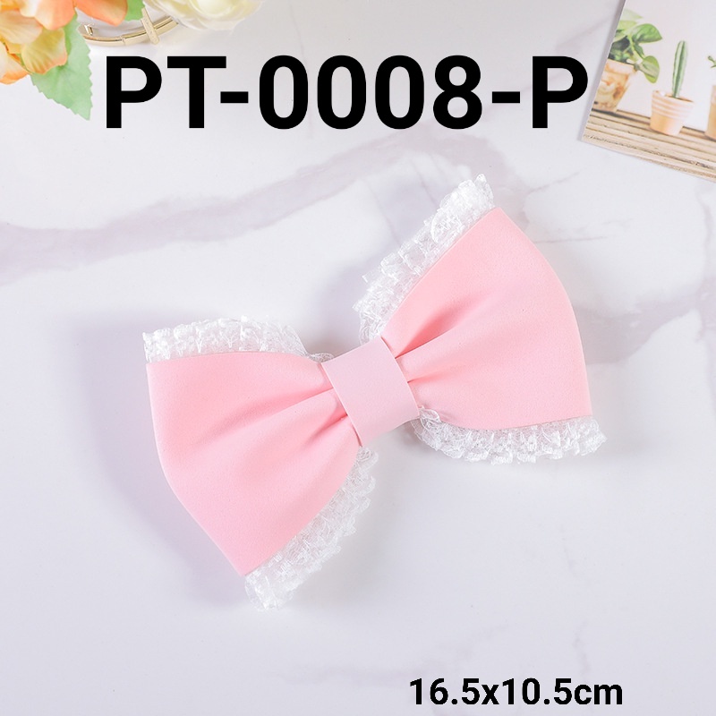 Jual GR-PT-0008 Cake topper hiasan kue pita putih pink biru ungu hitam ...