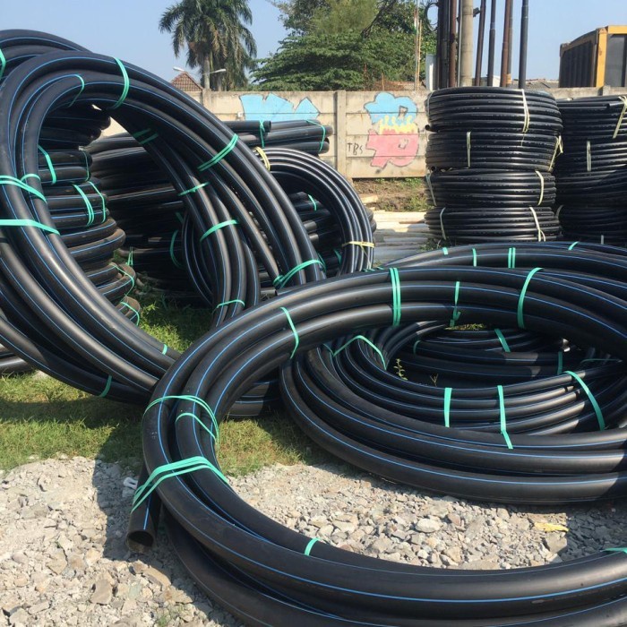 Jual Jual pipa HDPE merek Vinilon Ukuran 3" Murah 1 Roll 50Meter ...
