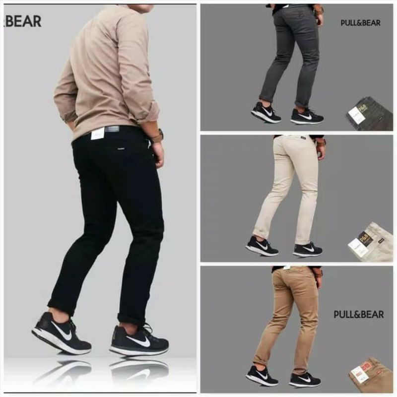 Jual CELANA PRIA CHINO PANJANG PRIA slimfit kerja kantor harian size27-38 | Shopee Indonesia
