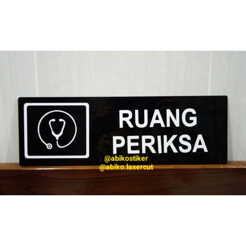 Jual sign board Acrylic tema kesehatan ukuran - rumah sakit - papan ...