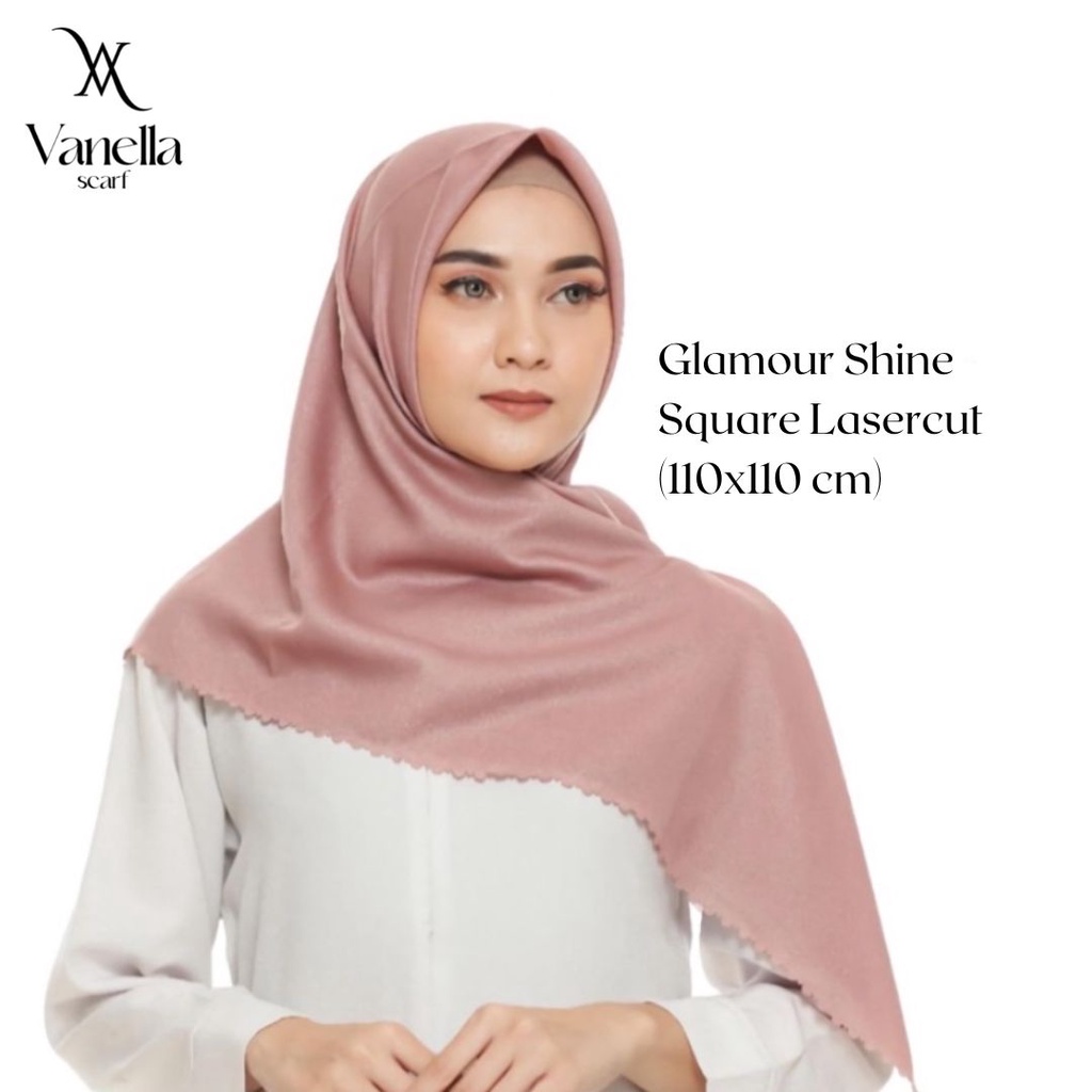 Jual Segiempat GLAMOUR SHINE hijab LASERCUT mewah glitter buat pesta | Shopee Indonesia