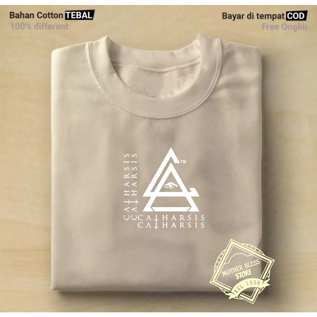 Jual Kaos Keren Terbaru CATHARSIS 2Layers Logo White - Premium High ...