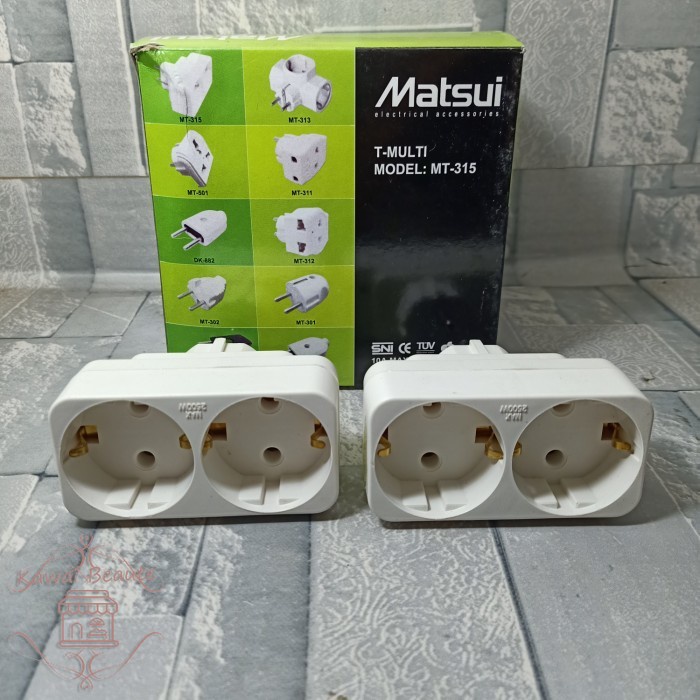 Jual Steker Colokan Tusuk Kontak 2 3 4 Lubang SNI Colokan T Multi ...